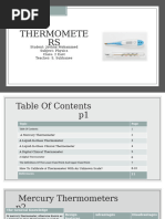 Parts of A Thermometer and Its Function Visual Aids | PDF | Teaching ...