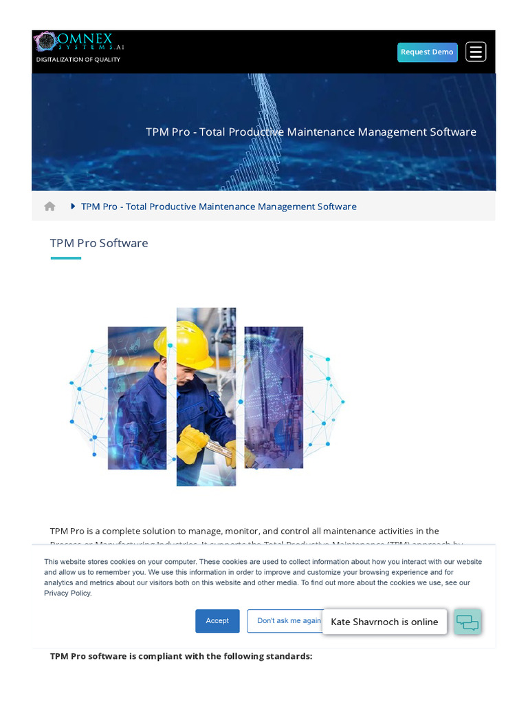 Tpm Maintenance Software | PDF | Http Cookie | Computing