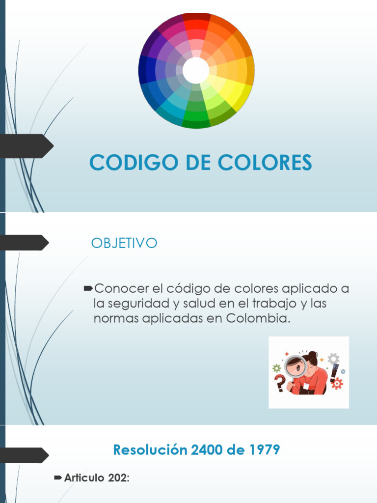 Codigo de Colores | PDF | Agua | Tubería (transporte de fluidos)