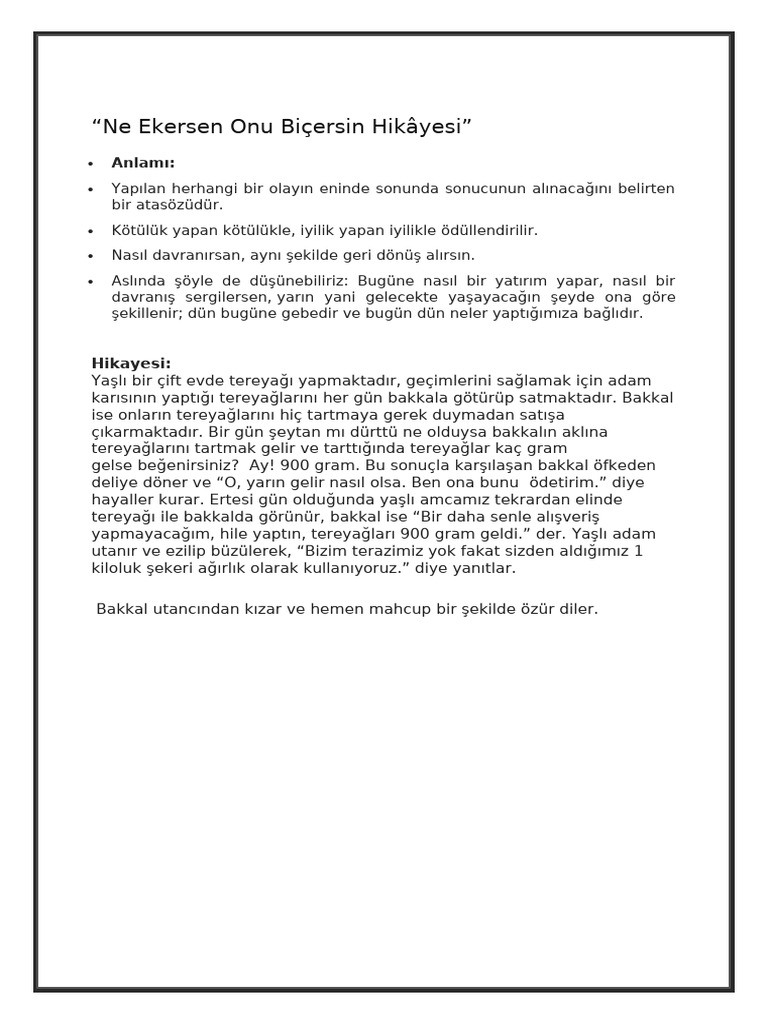 27626 Odev Atasozu Sozcuk Turleri Etkinligi | PDF