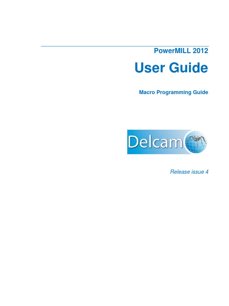 PowerMILL 2012 Macro Programming Guide R4 | PDF | Parameter (Computer Programming) | Subroutine