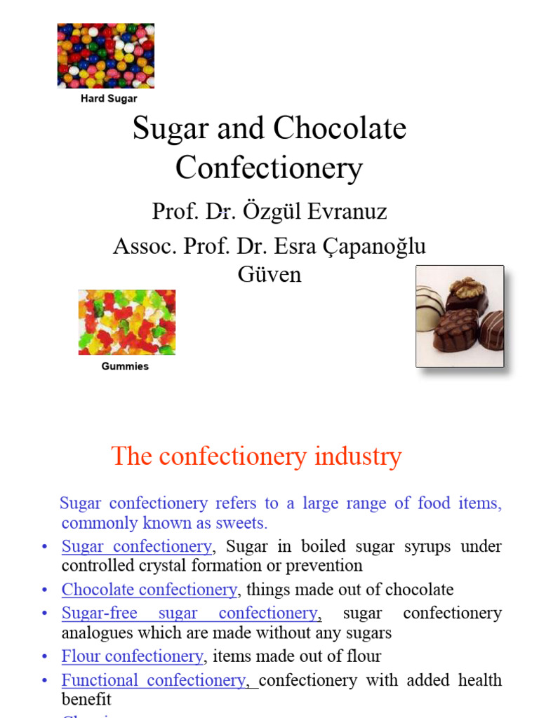 Confectionery: Sugar, Chocolate, and Ingredients | PDF | Sugar ...