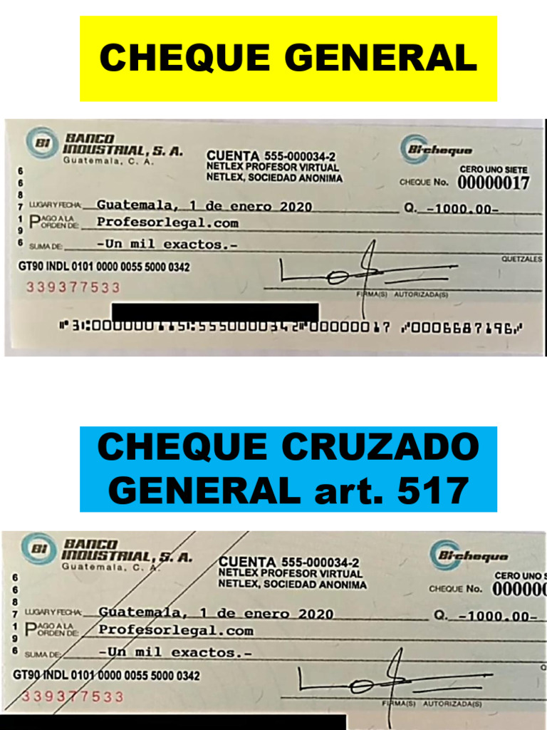 Imagenes de Cheques | PDF