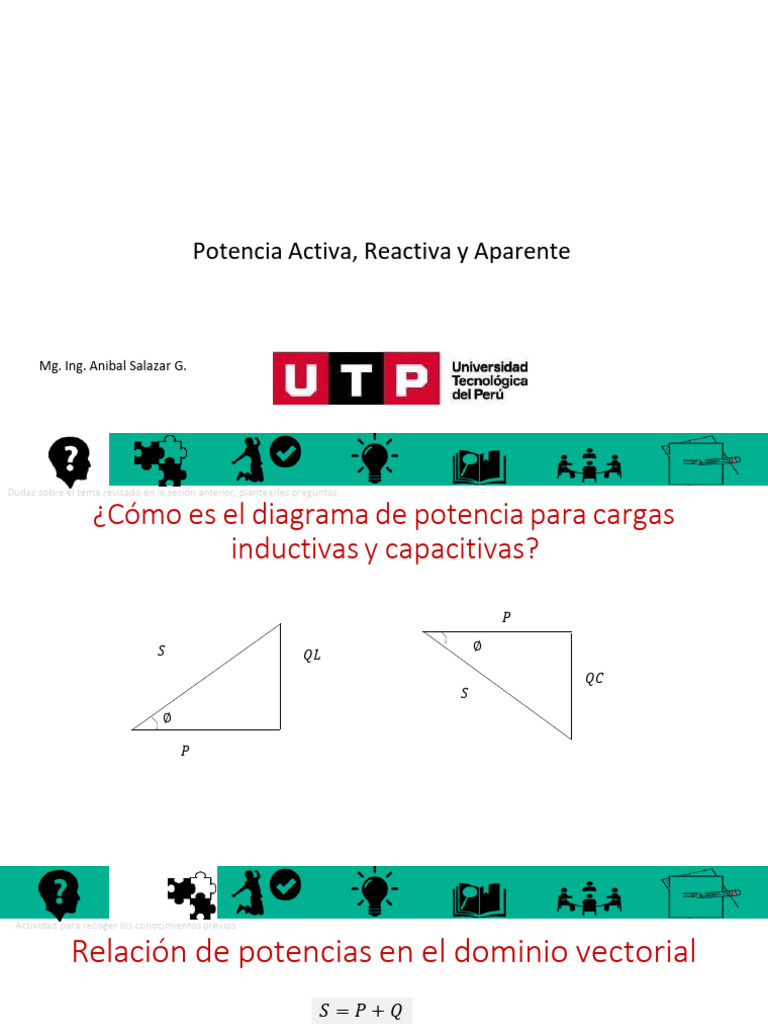 S07 - s1 - Potencia Activa Reactiva Aparente | PDF | Energia electrica ...