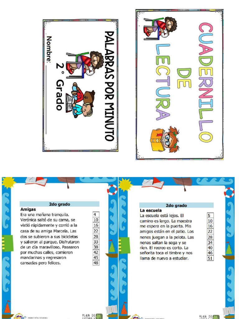 Fluidez Lectora 2do Grado | PDF