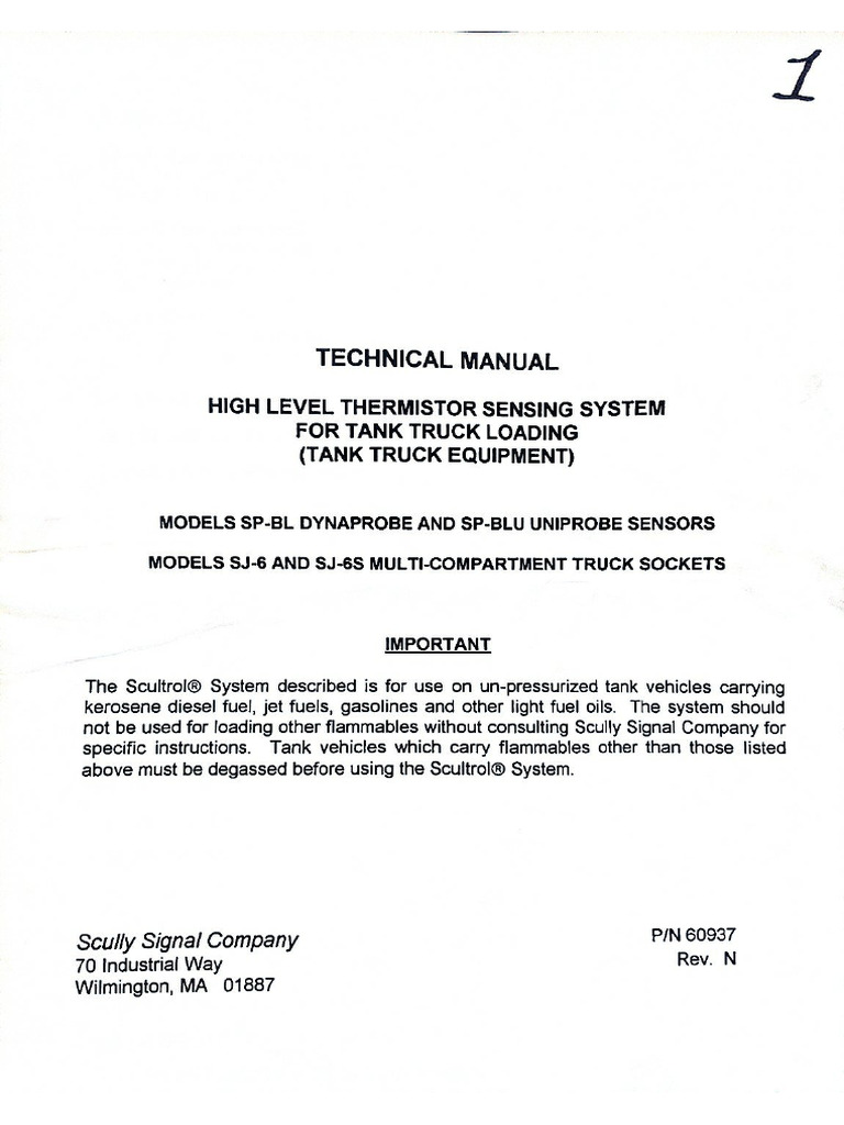 Manual de Scully de Sucio Sensor 2 Pines | PDF
