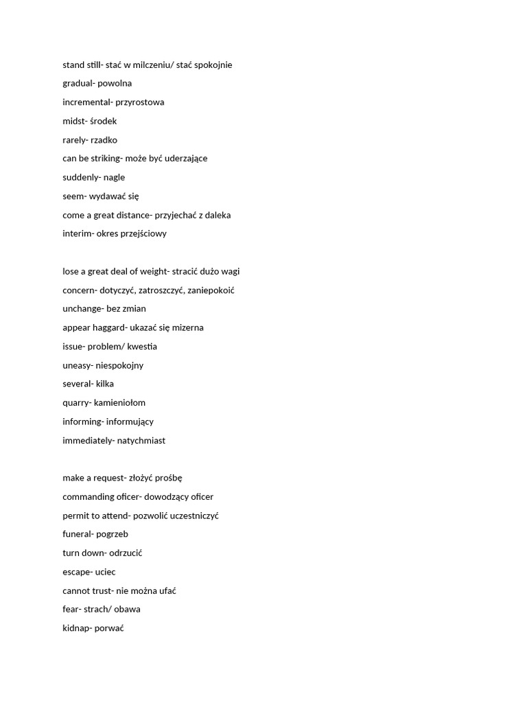 Slowka Angielski | PDF