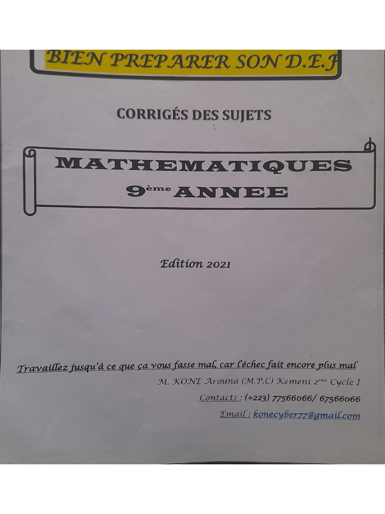 Math É Mati Ques | PDF