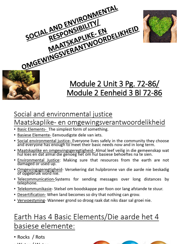 Social and Environmental Responsibility | PDF