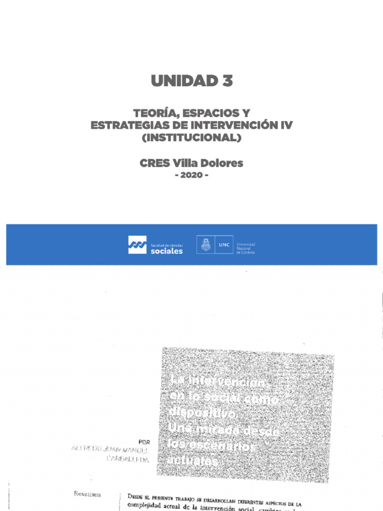 Apunte TEEI IV 2020 Unidad 3 y 4 | PDF
