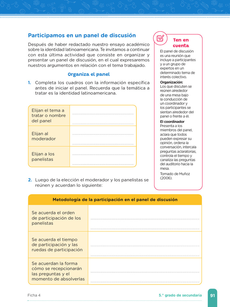 Organización de un Panel de Discusión | PDF