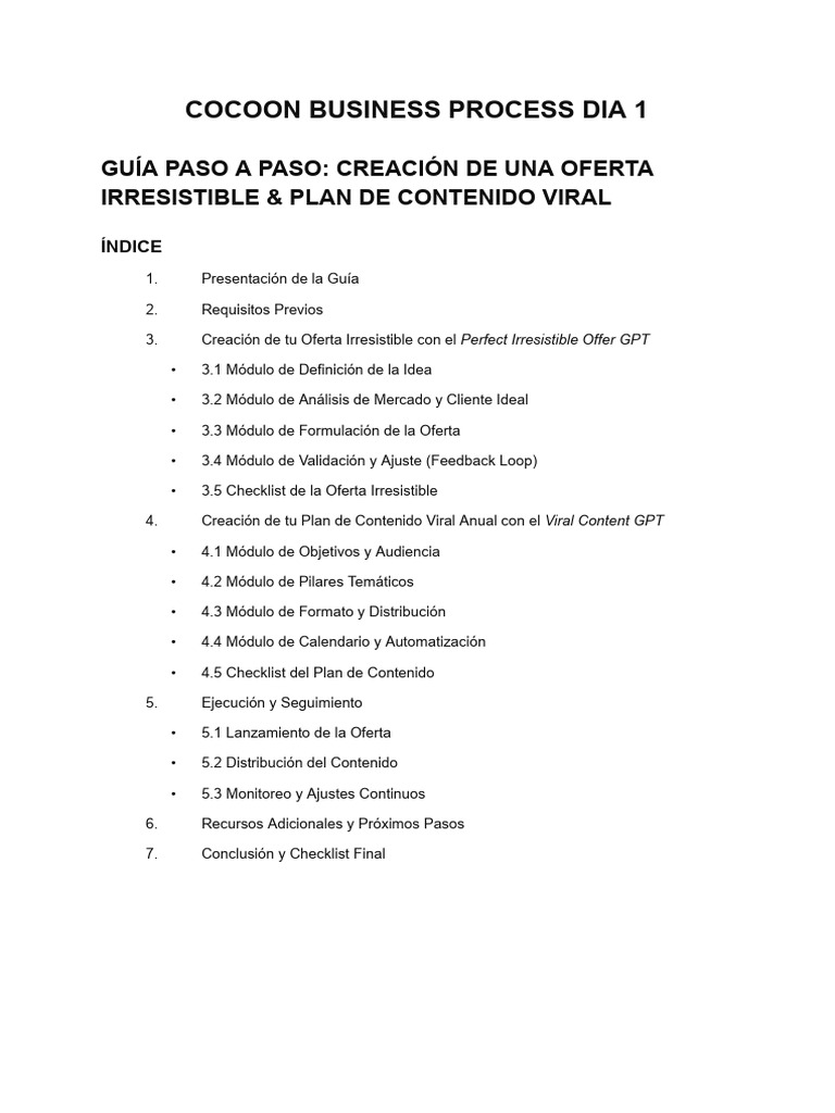Creación de Oferta Irresistible y Contenido Viral | PDF | Marketing ...