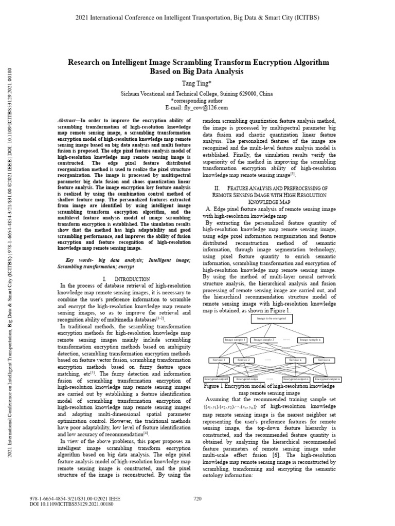 2021, Ting - Research On Intelligent Image Scrambling Transform Encryption Algorithm Based On ...