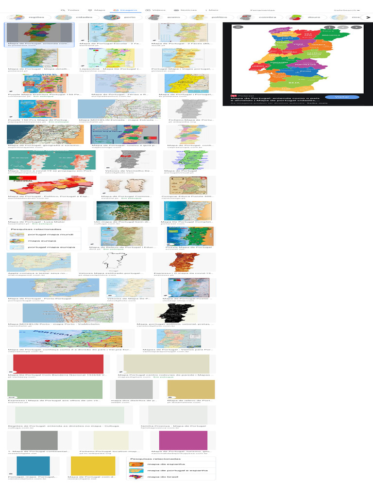 Mapa Completo de Portugal | PDF | Portugal