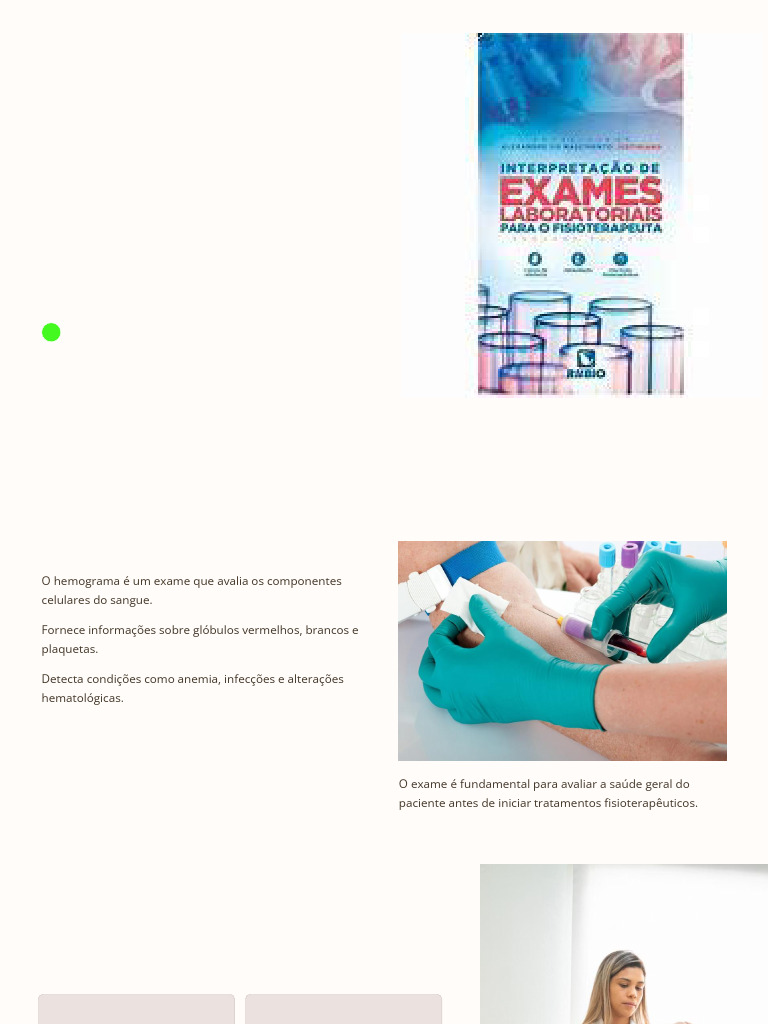 Exames Hematológicos na Fisioterapia | PDF | Anemia | Fisioterapia