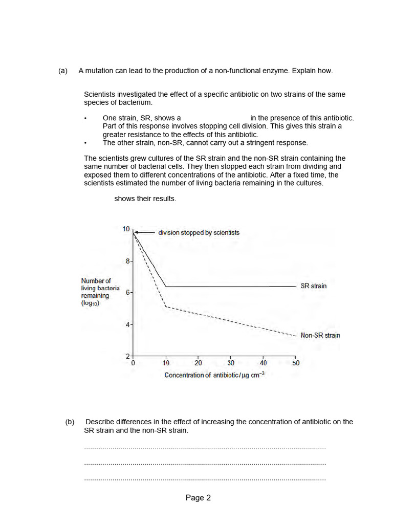 Genetic Diversity Via Mutation QP | PDF | Genetic Code | Genetics