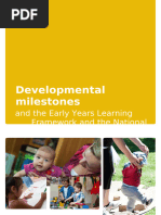 Developmental Milestones EYLFand NQS | PDF | Child Development | Learning