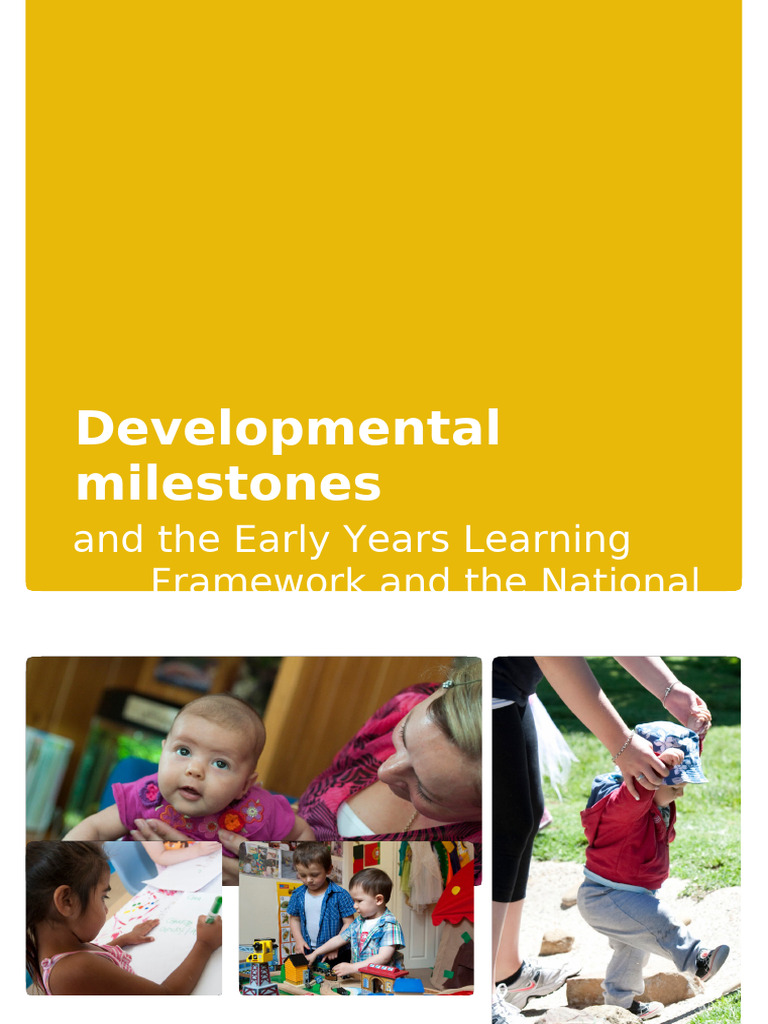 Developmental Milestones in EYLF/NQS | PDF | Child Development ...