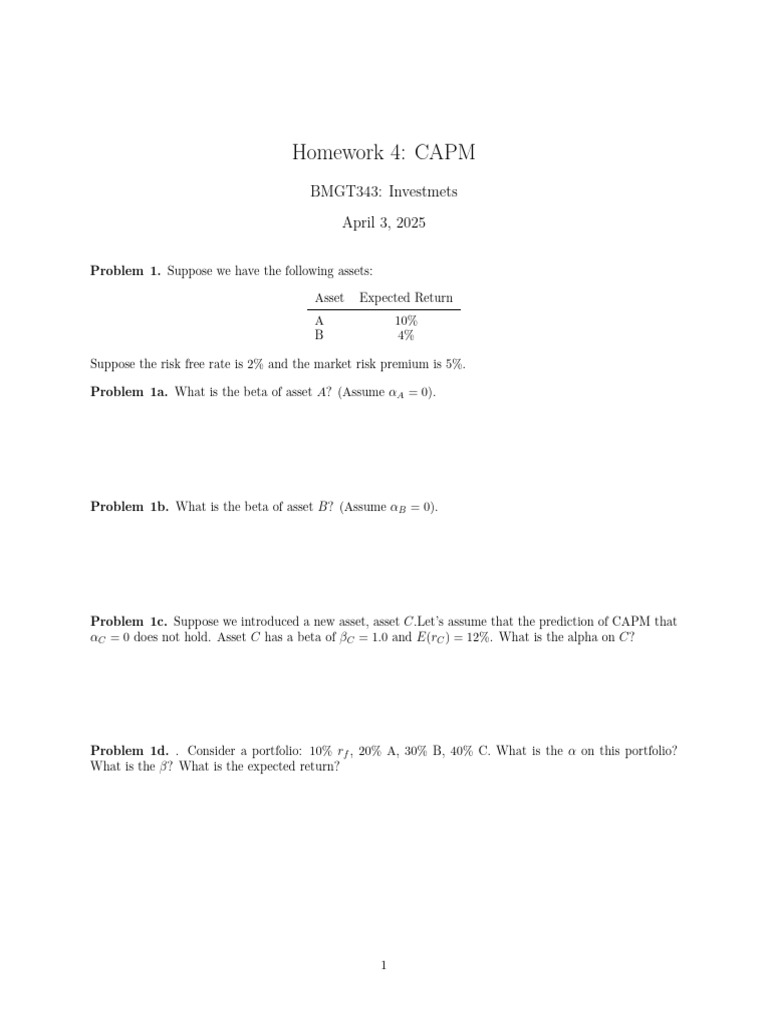 Homework 3 Blank | PDF