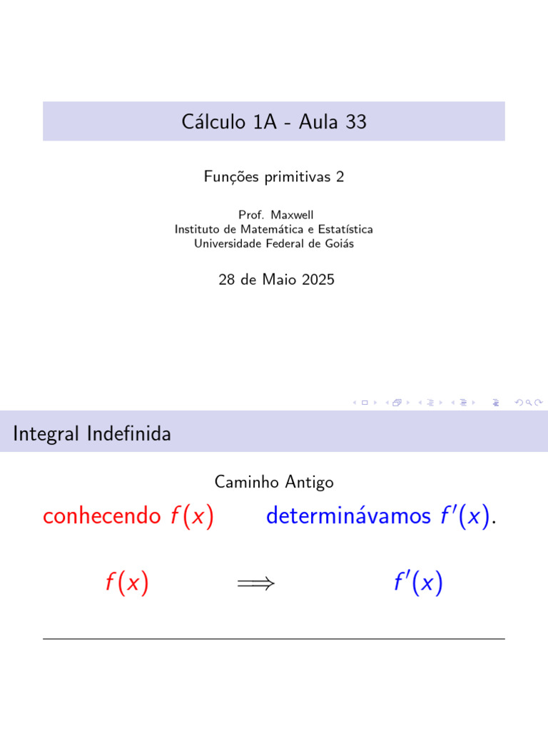 Funções Primitivas e Integrais Indefinidas | PDF | Integrante | Função ...