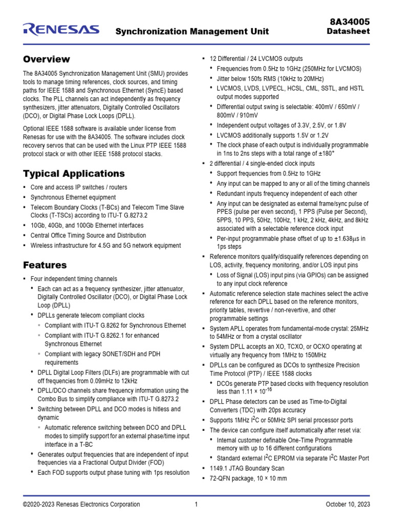 Ren 8a34005 DST 20231010 | PDF | Computer Engineering | Telecommunications