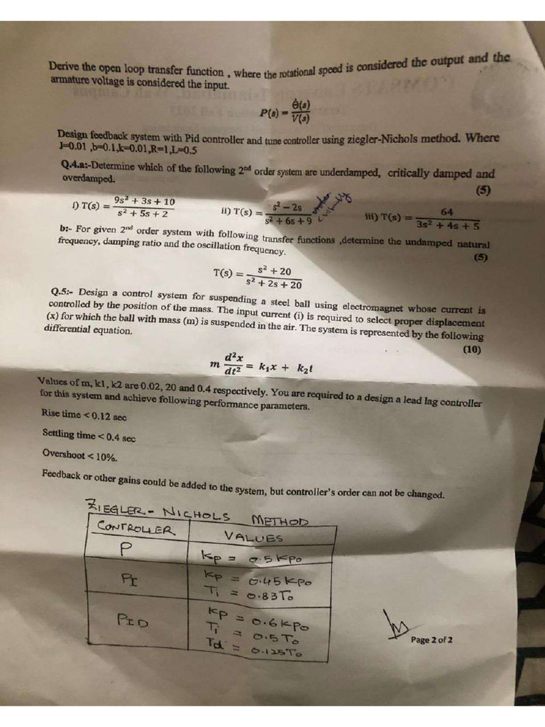 Past Paper Solution | PDF