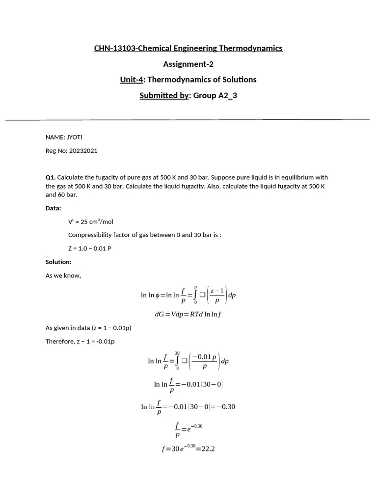 Group A2 3 CET Assignment | PDF | Heat | Applied And Interdisciplinary Physics