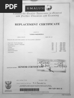 NSC Certificate Security Features | PDF | Student Assessment And ...