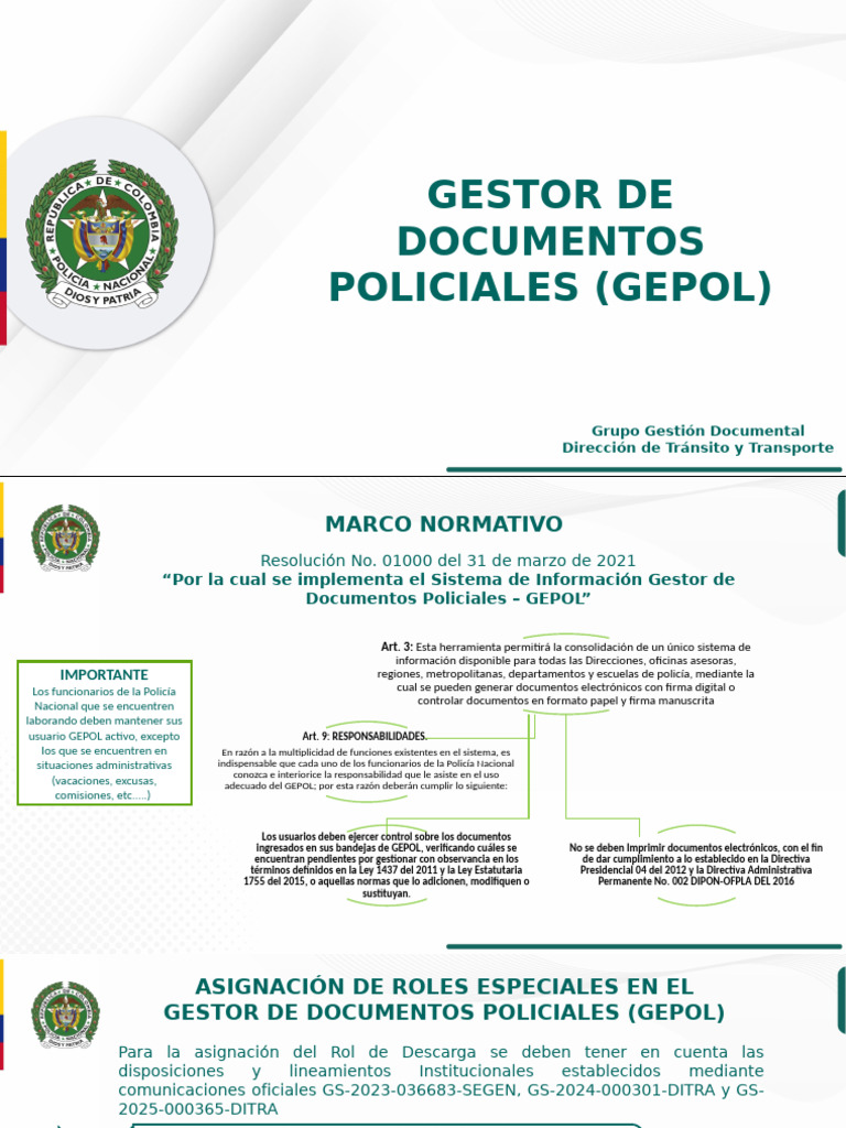 PRESENTACIÓN GEPOL 2025 | PDF | Policía