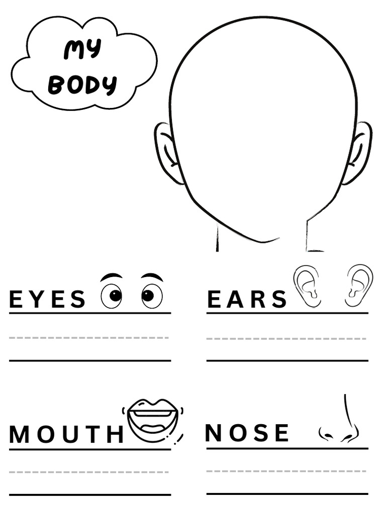 MY BODY AGE 4 - Eyes, Ears, Mouth, Nose | PDF