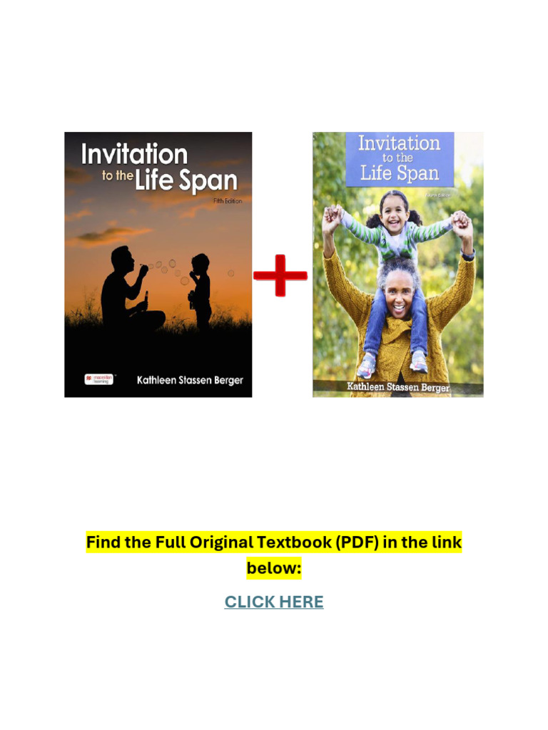 Invitation to the Life Span PDF Download | PDF | Adolescence | Parenting