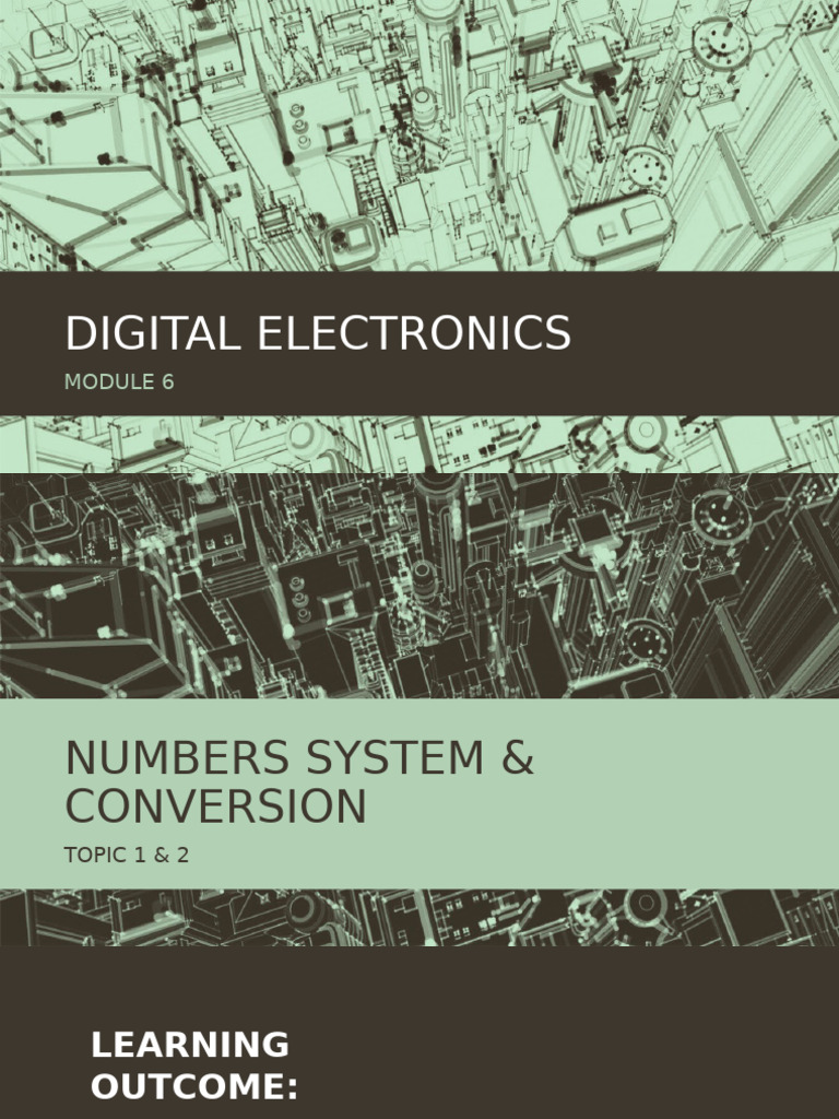 m6 Digital Electronics Numbers System | PDF | Elementary Mathematics ...