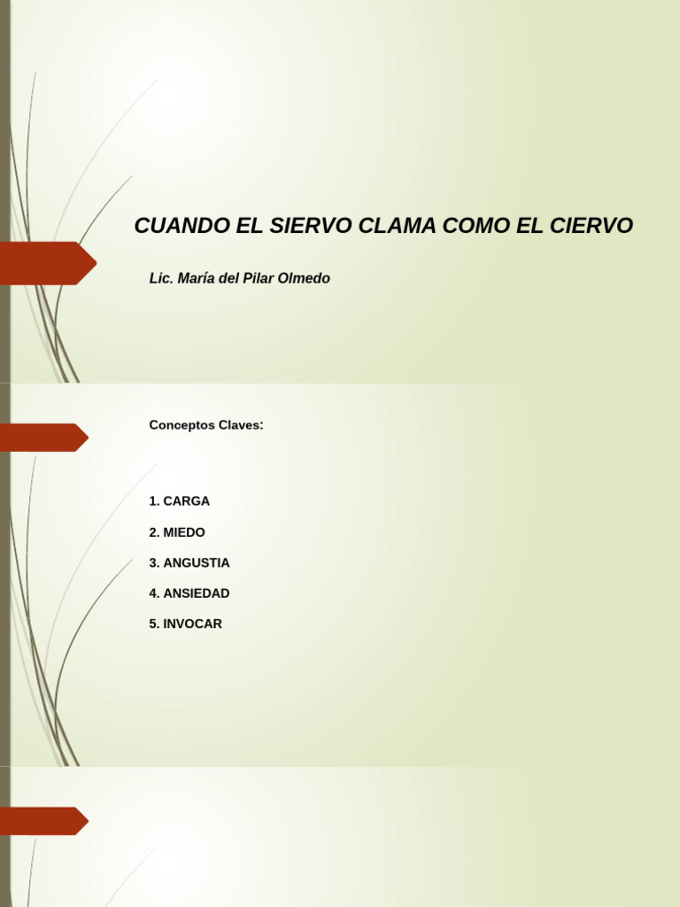 Como El Siervo Clama Como El Ciervo | PDF