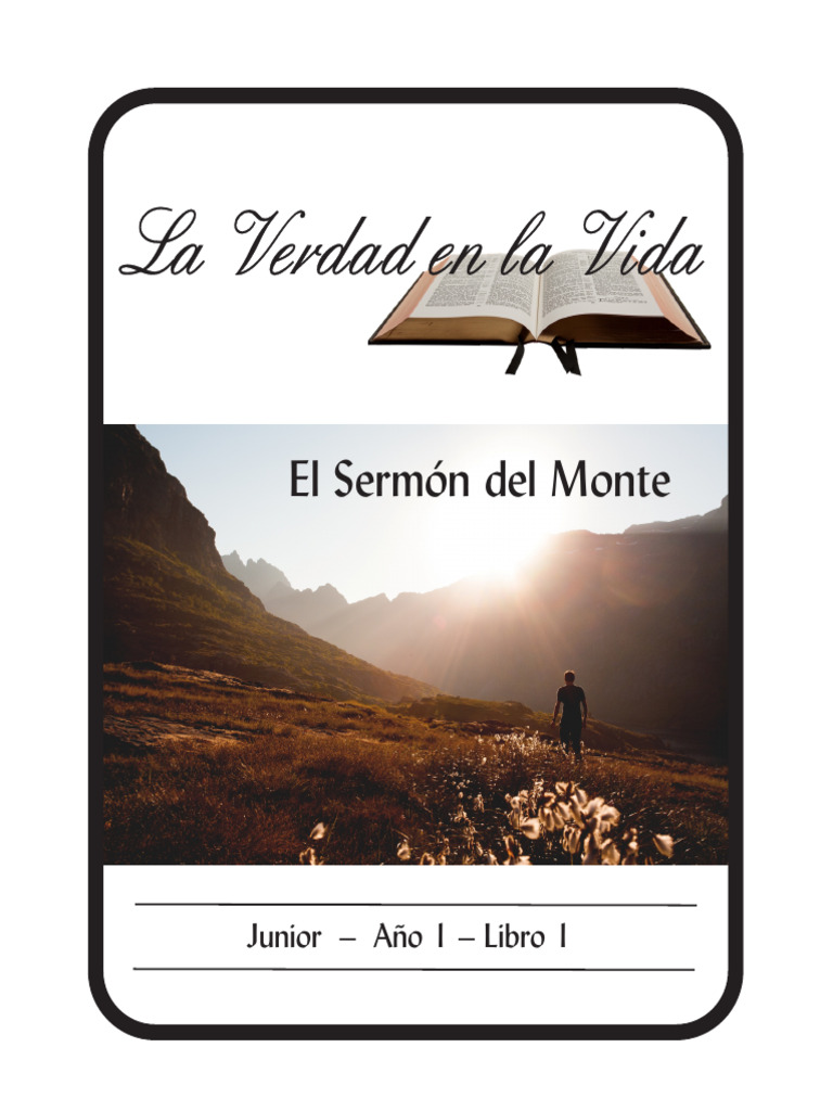 Estudio del Sermón del Monte para Jóvenes | PDF | Sermón de la Montaña ...