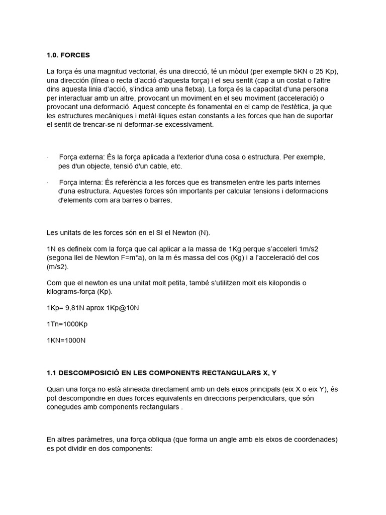 UD1. Forces | PDF