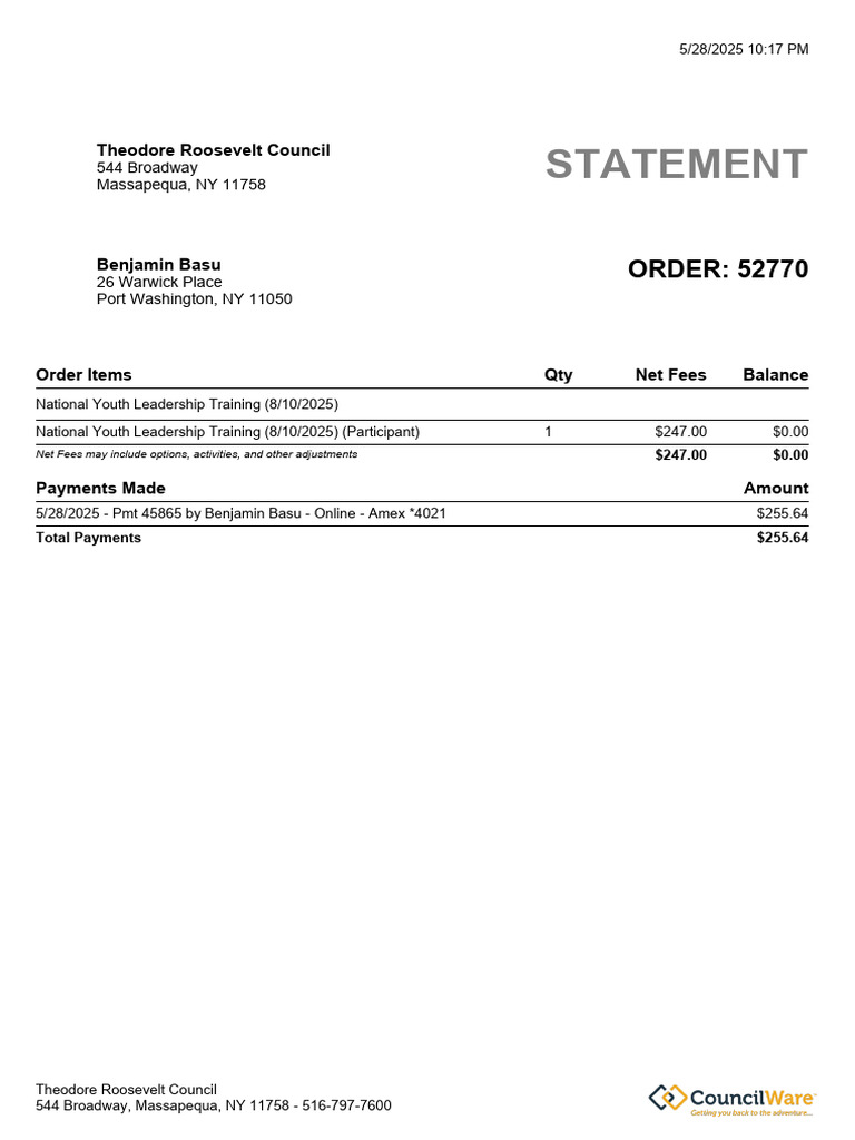 Order - 52770 - Statement - 2025 05 28 21 17 24 - 0796 | PDF