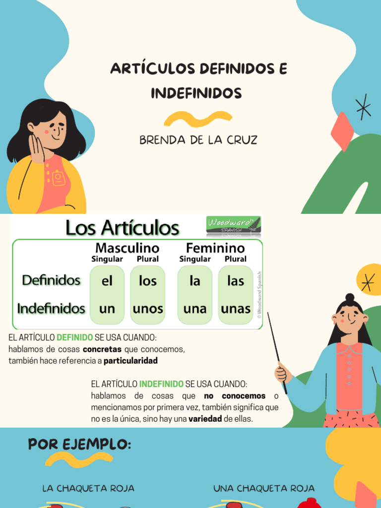 Artículos Definidos e Indefinidos | PDF