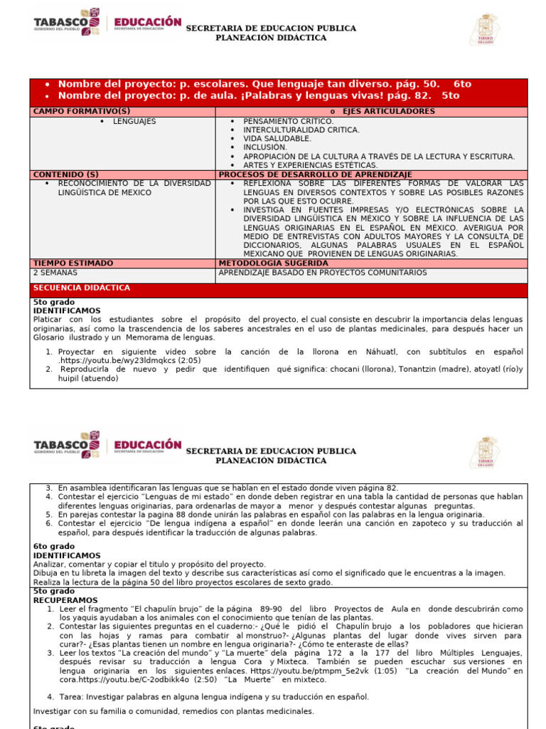 Libretas Engargoladas en Planeación Didáctica | PDF | Inclusión ...