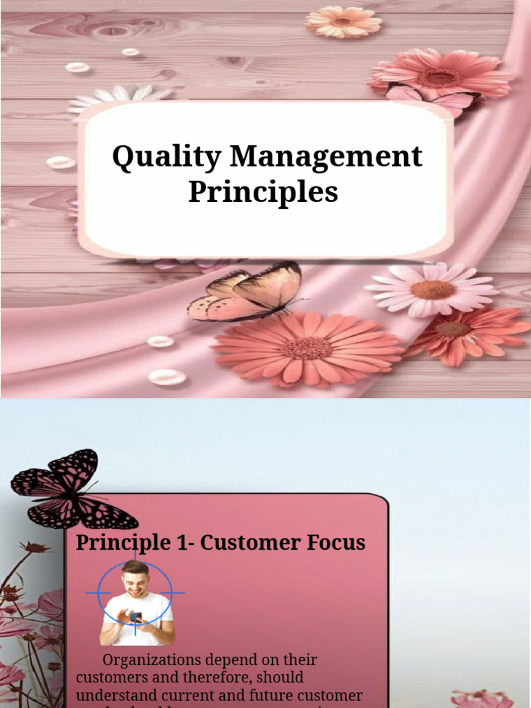 Quality Management Principles | PDF | Quality Management | Leadership