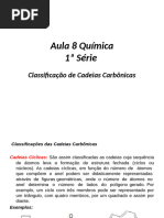 Aula 02 - Cadeia Carbônica | PDF | Aromaticidade | Benzeno