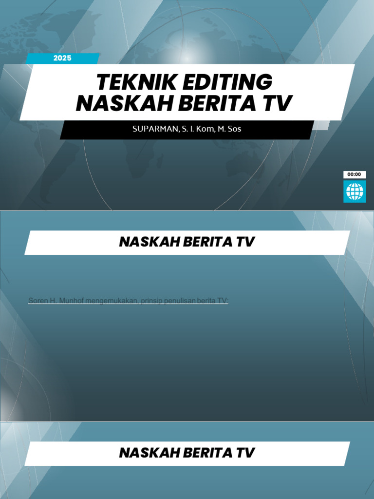 Materi 3 - Naskah Berita TV | PDF