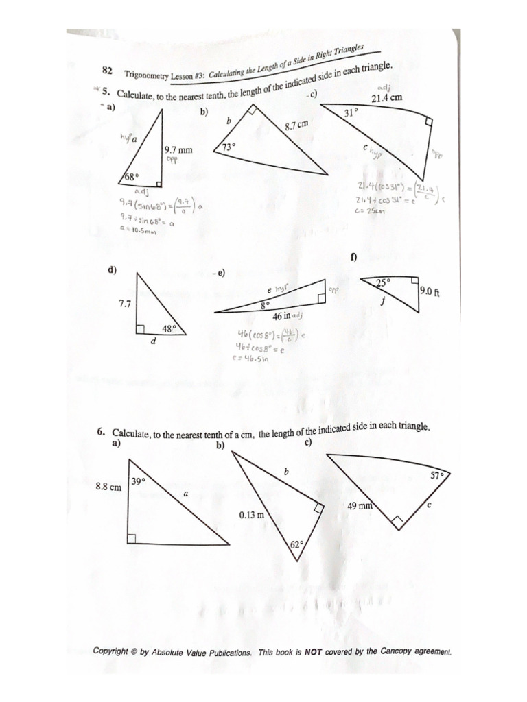 Side in Each Triangle | PDF