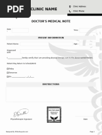 Physio Neuro Ax Template | PDF | Human Leg | Human Diseases And Disorders