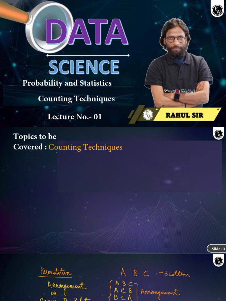 Counting Techniques 01 Class Notes | PDF
