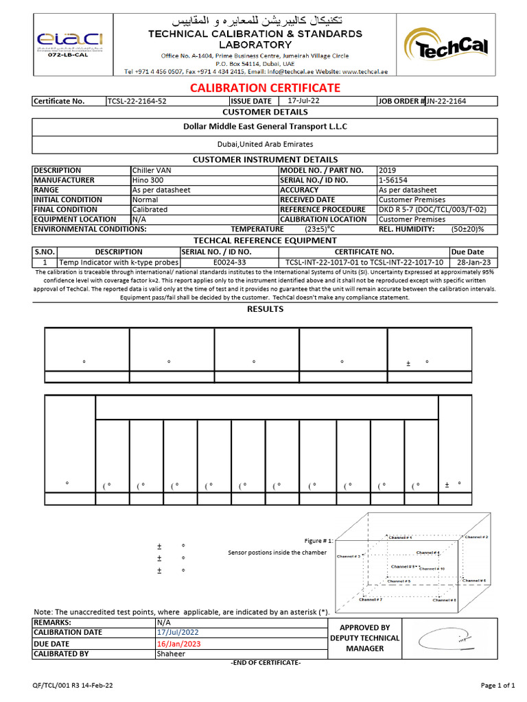 (1-56154)-TCSL-22-2164-52-Chiller VAN | PDF | Calibration | Confidence ...
