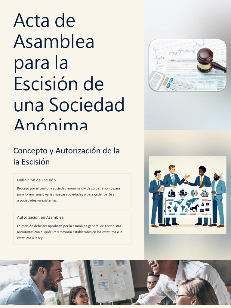 Exposición de Escisión | PDF | Contabilidad | Sociedad de responsabilidad limitada