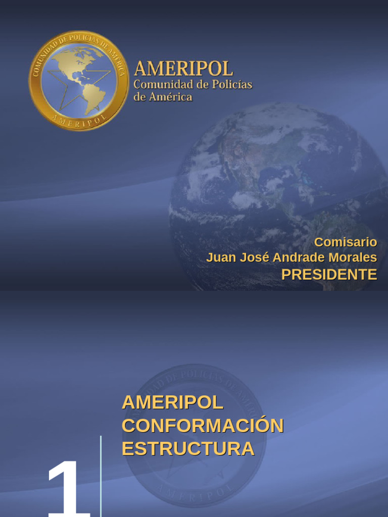 Estructura y Objetivos de AMERIPOL | PDF | Américas | Crímenes