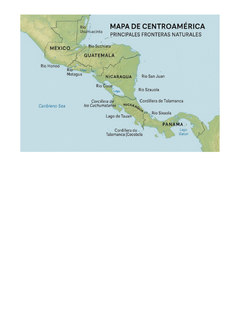 Fronteras Naturales MAPA | PDF