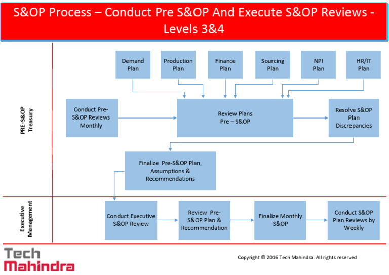 Conduct Pre S&OP - Levels 3&4 | PDF