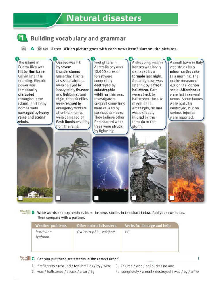 Natural Disasters SB | PDF